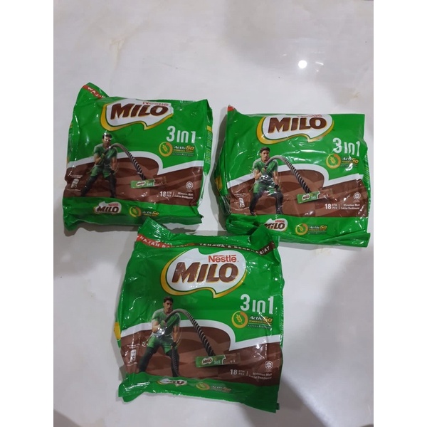 Milo malaysia 3 in 1 Contents 18 Sticks | Shopee Singapore