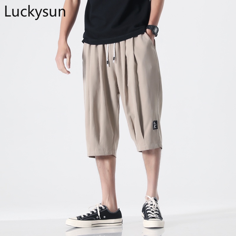 [M-8XL] Casual Shorts Men Plus Size Elastic Loose Band Jogger Short ...
