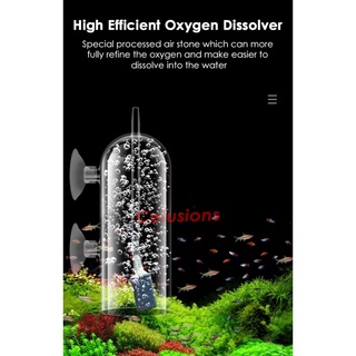 🐠Aquarium Air Oxygen Dissolver Diffuser🐠Air Stone Bubbler Dissolved ...