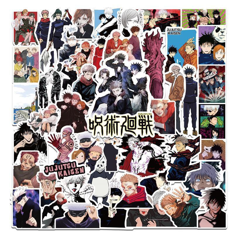 50PCS Waterproof Cartoon Japanese Anime Stickers For Car Luggage Laptop ...