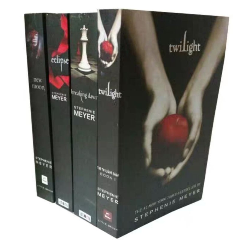 (4 Books) Twilight Book Collection (New Moon, breaking down, eclipse ...