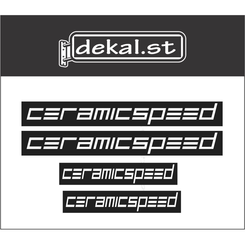Ceramic Speed sticker (with lamination) | Shopee Singapore