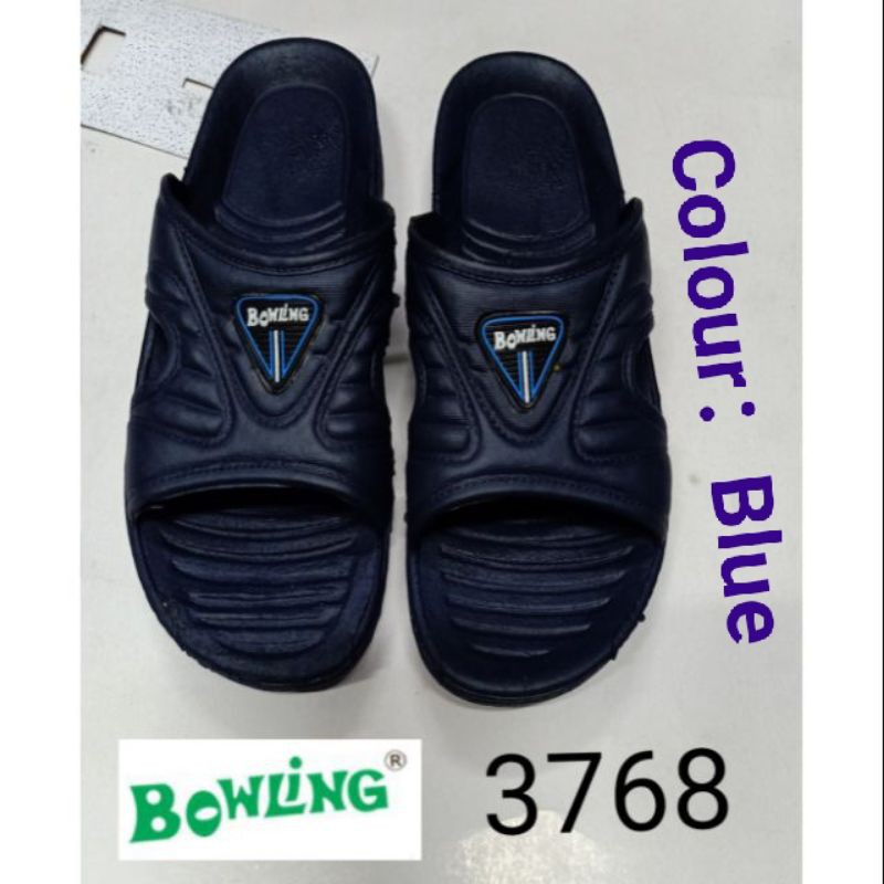 Bowling 3768 Men Rubber Slipper | Selipar Getah Lelaki (PVC) | Shopee ...