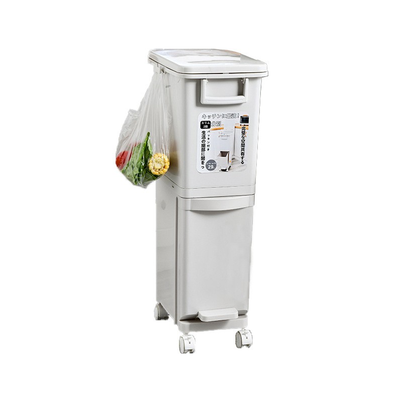 GT Profile Slim Bin】Slim bin/Dustbin 【Type with Pull-Bag Design Dust A ...