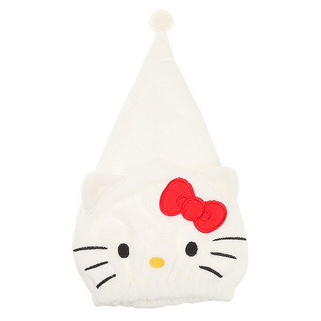 Small Auditorium Hello Kitty Triangle Elastic Shower Cap (White Big ...