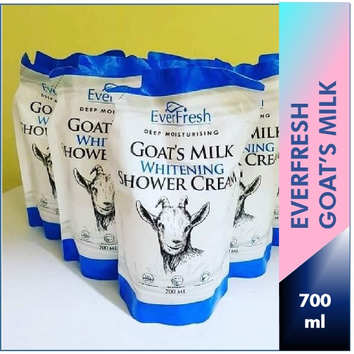 Everfresh Deep Moisturizing GOAT'S MILK Whitening Shower Cream Body ...