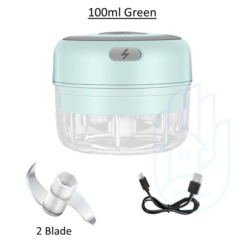 Electric Food Chopper / USB Garlic Chopper / Kitchen Blender Mixer ...