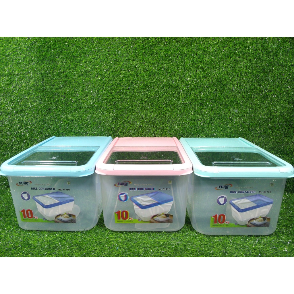 Authentic R1710 FUHO 10 Kg. Rice Container/Rice Box with Scoop (Choose ...