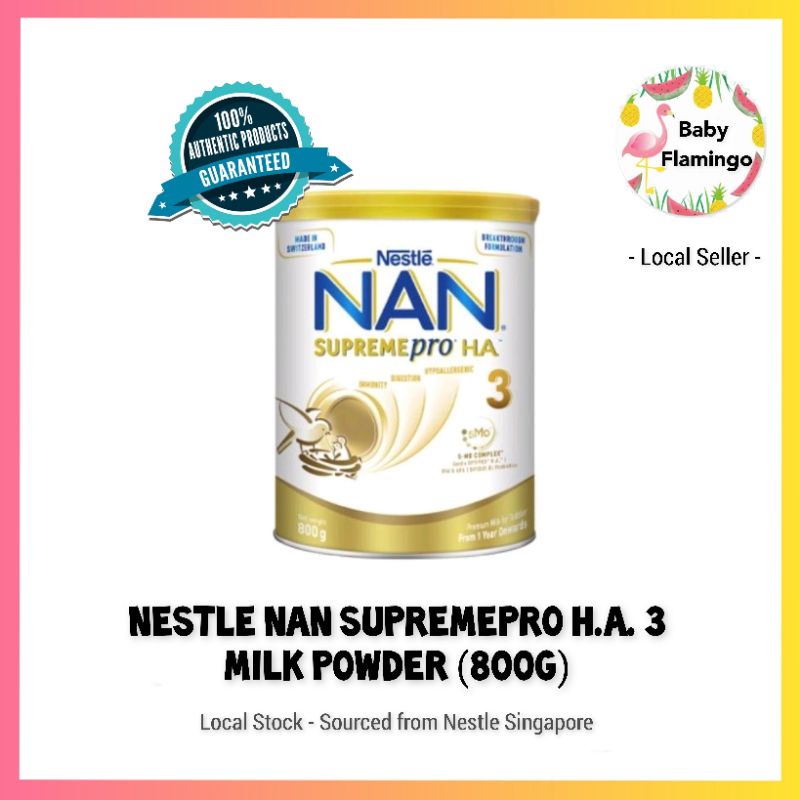 [Sale] Nestle Nan SupremePro HA 3 - 800g (Local Stock) | Shopee Singapore