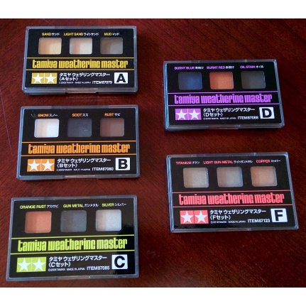 Tamiya WEATHERING MASTER MODEL EFFECTS Set A/B/C/D/E/F/G/H | Shopee ...
