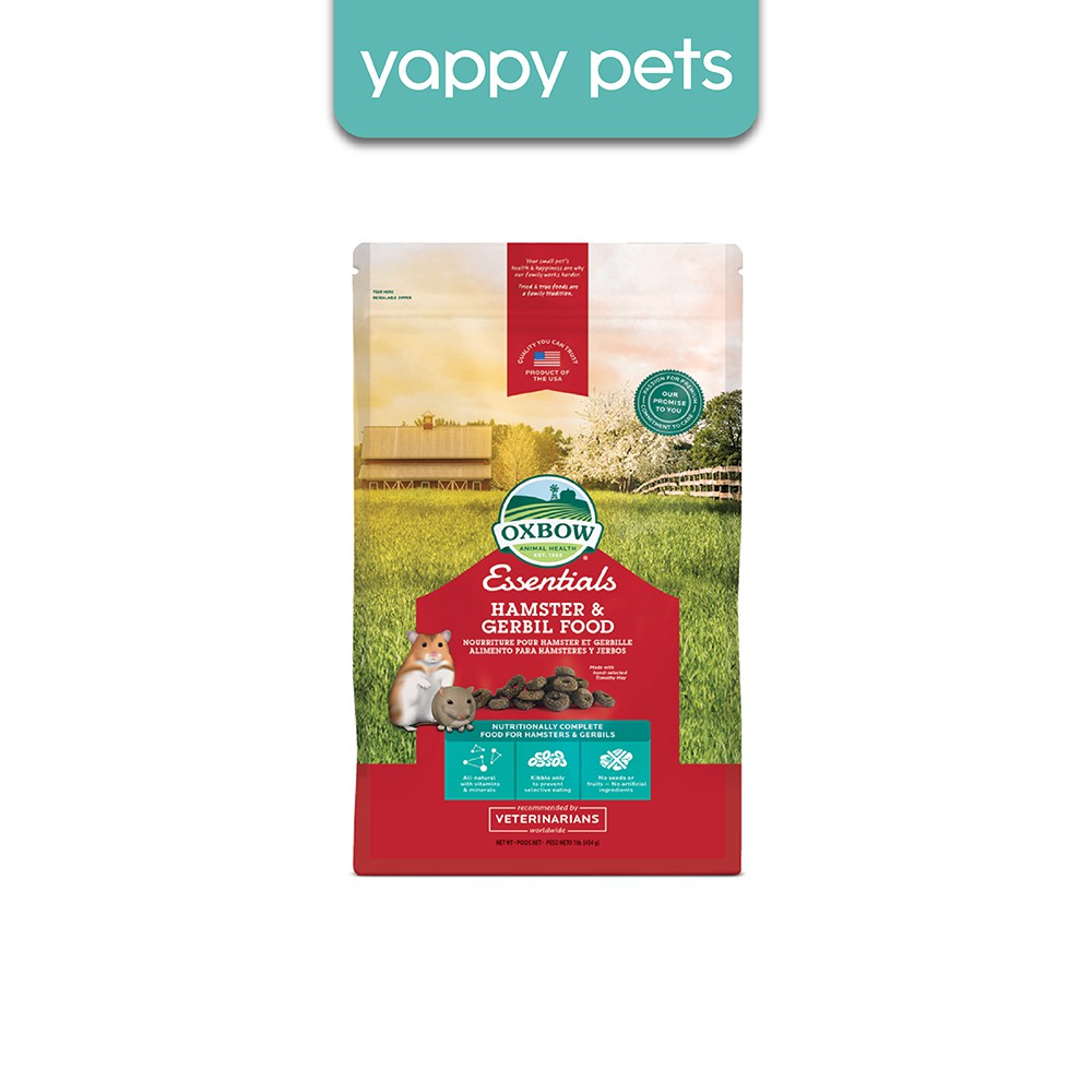 Oxbow Essentials Hamster & Gerbil Food 1lb | Shopee Singapore