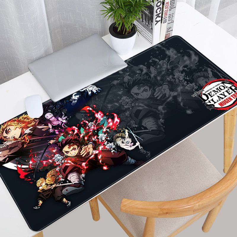 Anime Demon Slayer Kimetsu No Yaiba 80x30/90x40cm Large Keyboard Desk ...