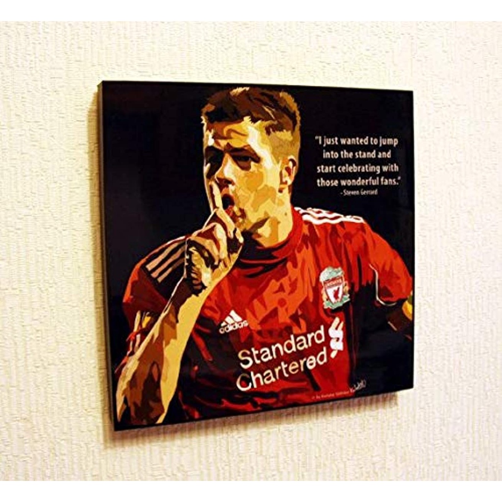 Steven Gerrard Liverpool Football Soccer Poster POP Art Painting on ...