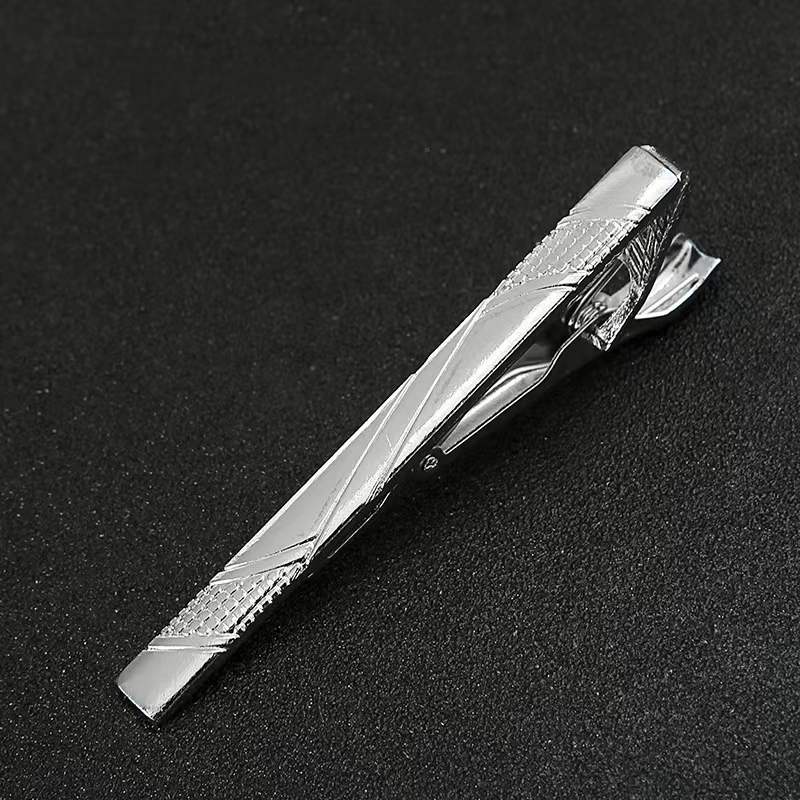 Men's Metal Tie Clip Necktie Clips Clasp Clamp Business Wedding Ties ...