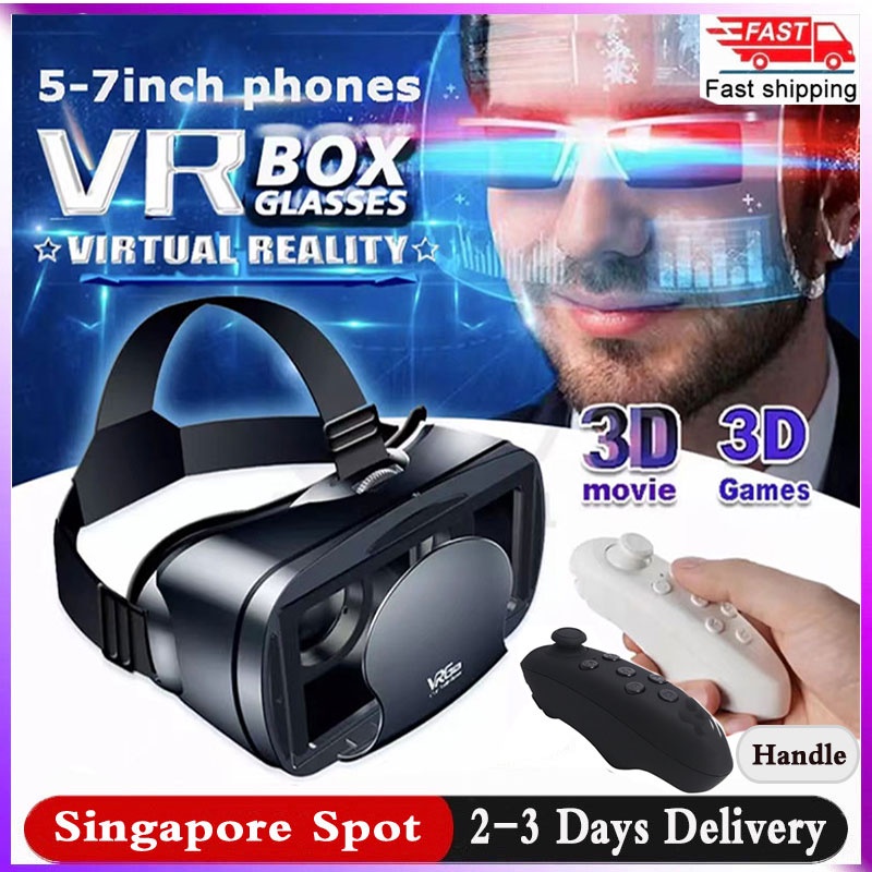 VR Glasses VRG Pro 3D Virtual Reality Full Screen Visual Wide-Angle For ...