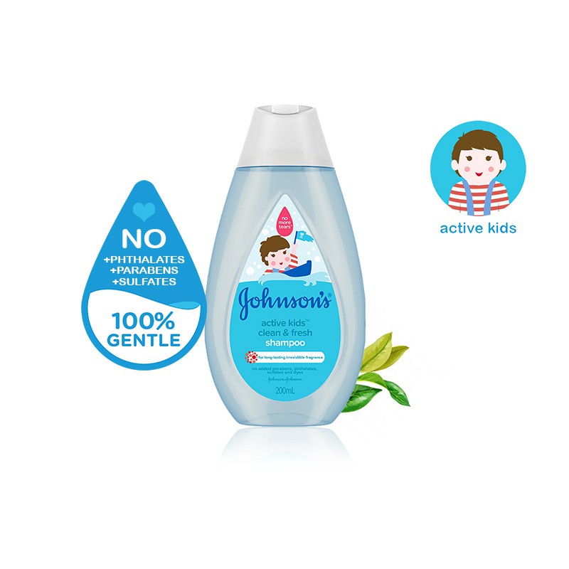Johnson's Baby Active Fresh Shampoo, 200ml | Shopee Singapore