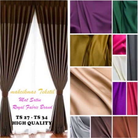 Ver 2, NEW COLOR Kain Langsir Tebal Kosong 60/70% Sunblock, Kain Mat ...