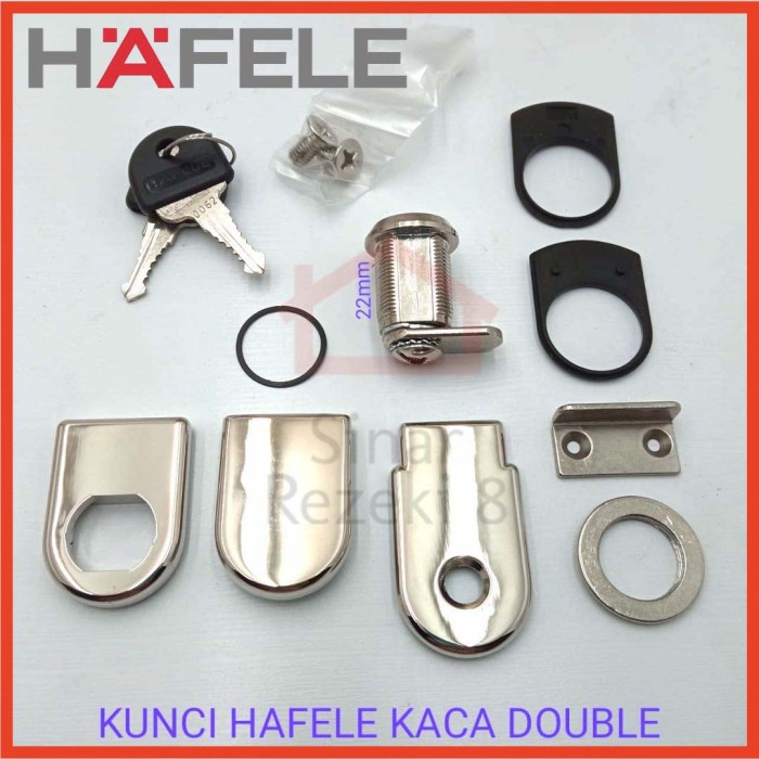 Double Glass HAFELE Lock/Wardrobe Door Clamp Latch | Shopee Singapore