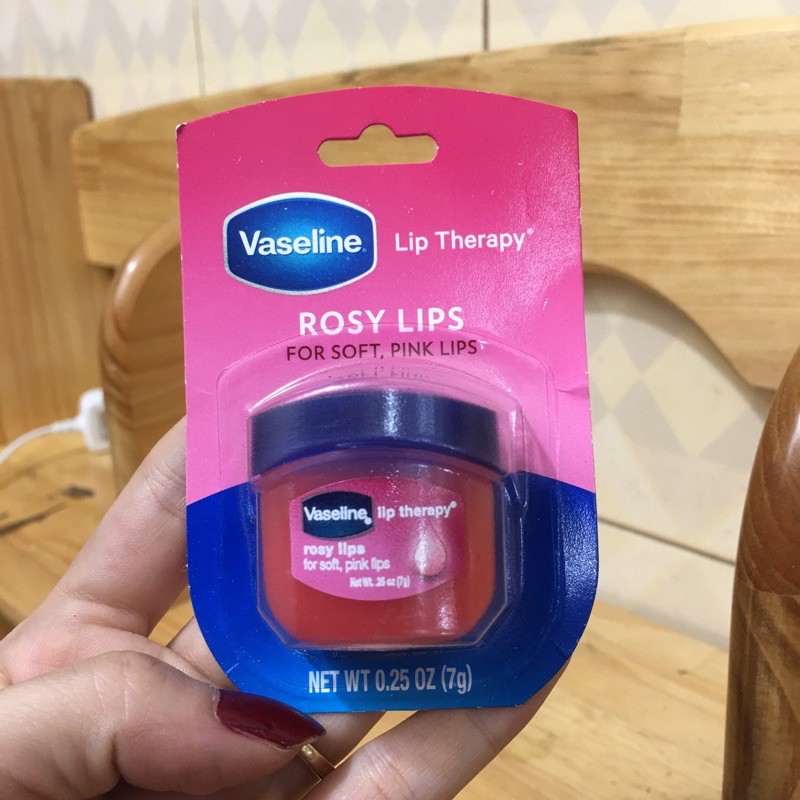 Vaseline Lip Balm Rose Smell Lip Therapy Rosy Lips 7g | Shopee Singapore