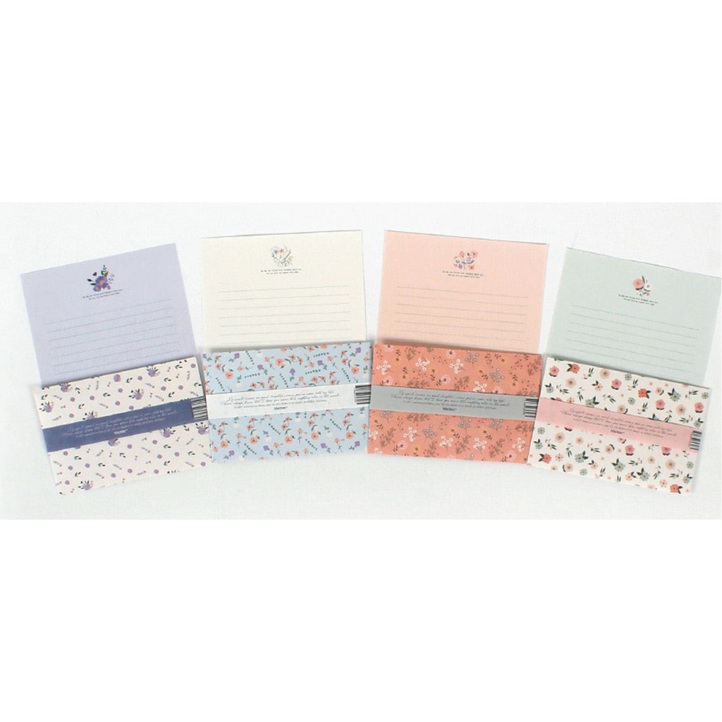 Vintage Korean Letter Paper Set Writing Paper with Envelopes Set ...
