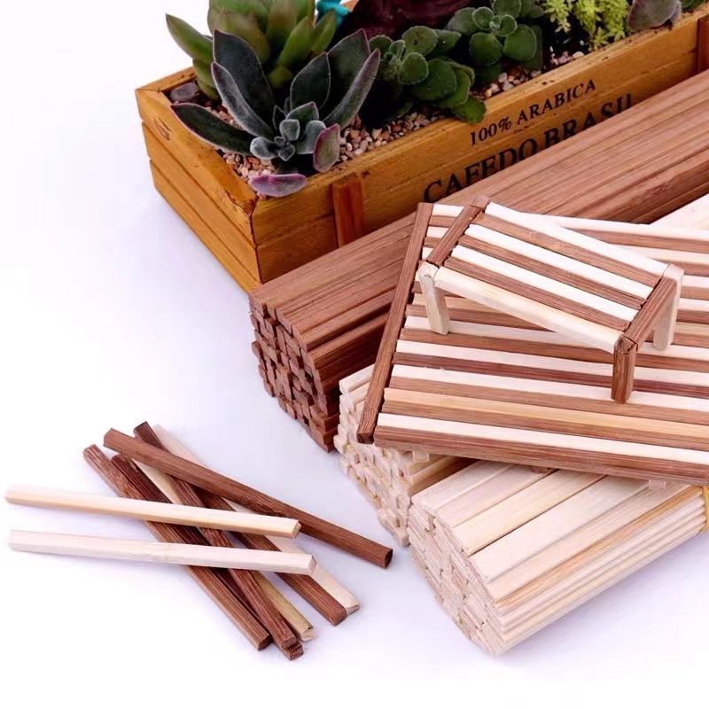 Handmade Ingredients Wooden Stick round Stick DIY Handmade Material Ice ...