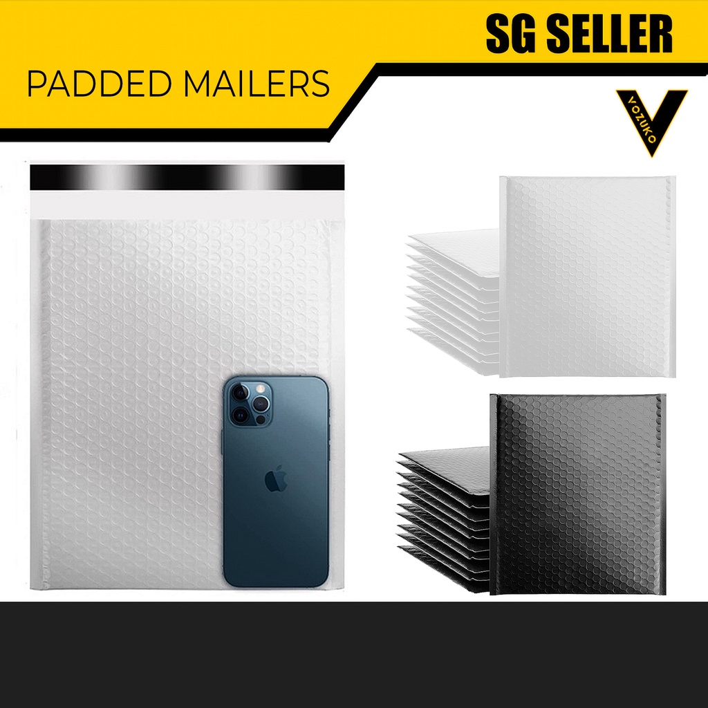 SG READY STOCK Bubble Mailer Polymailer Self-Seal Adhesive Padded ...