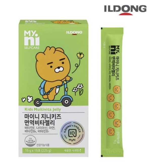 [Ildong] Myni, Kids Multivita Jelly, Vitamin E, Vitamin B1, Vitamin B6 ...