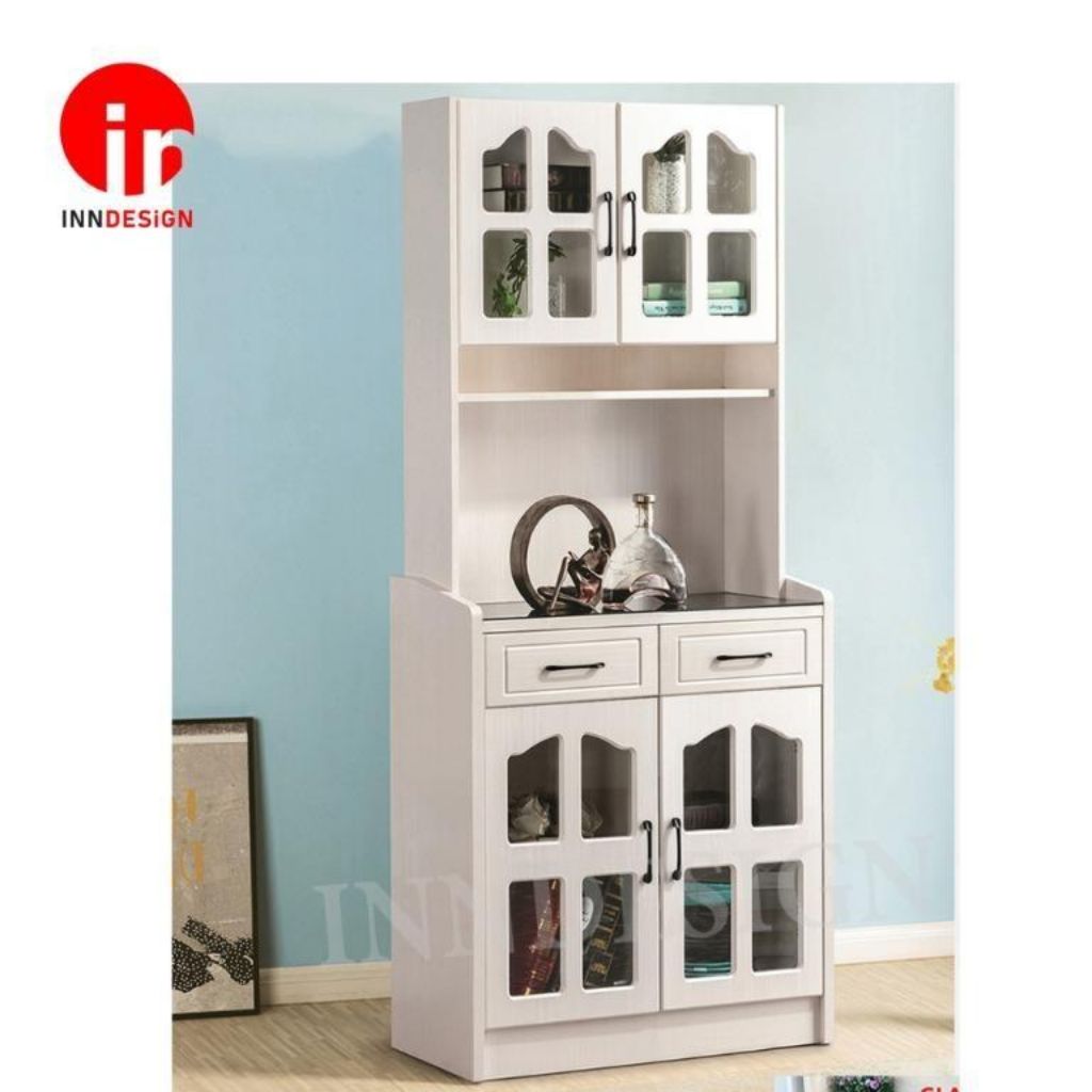 Display Cabinet / Bookshelf / Storage Cabinet kitchen cabinet | Shopee ...