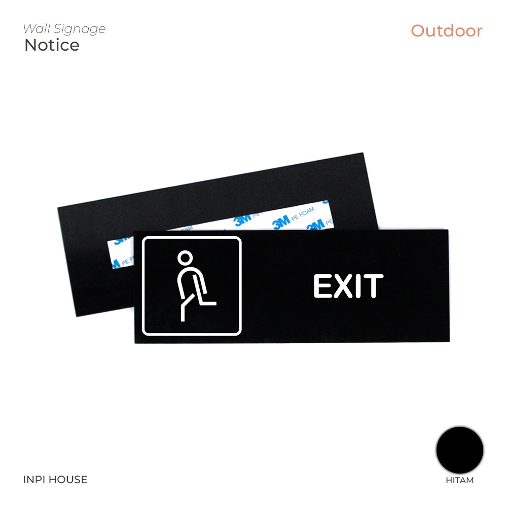 Exit sign - exit door logo - evacuation signage path - exit - sign ...