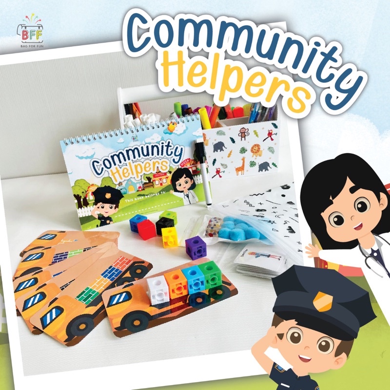 Busy Book - Community Helpers | Shopee Singapore