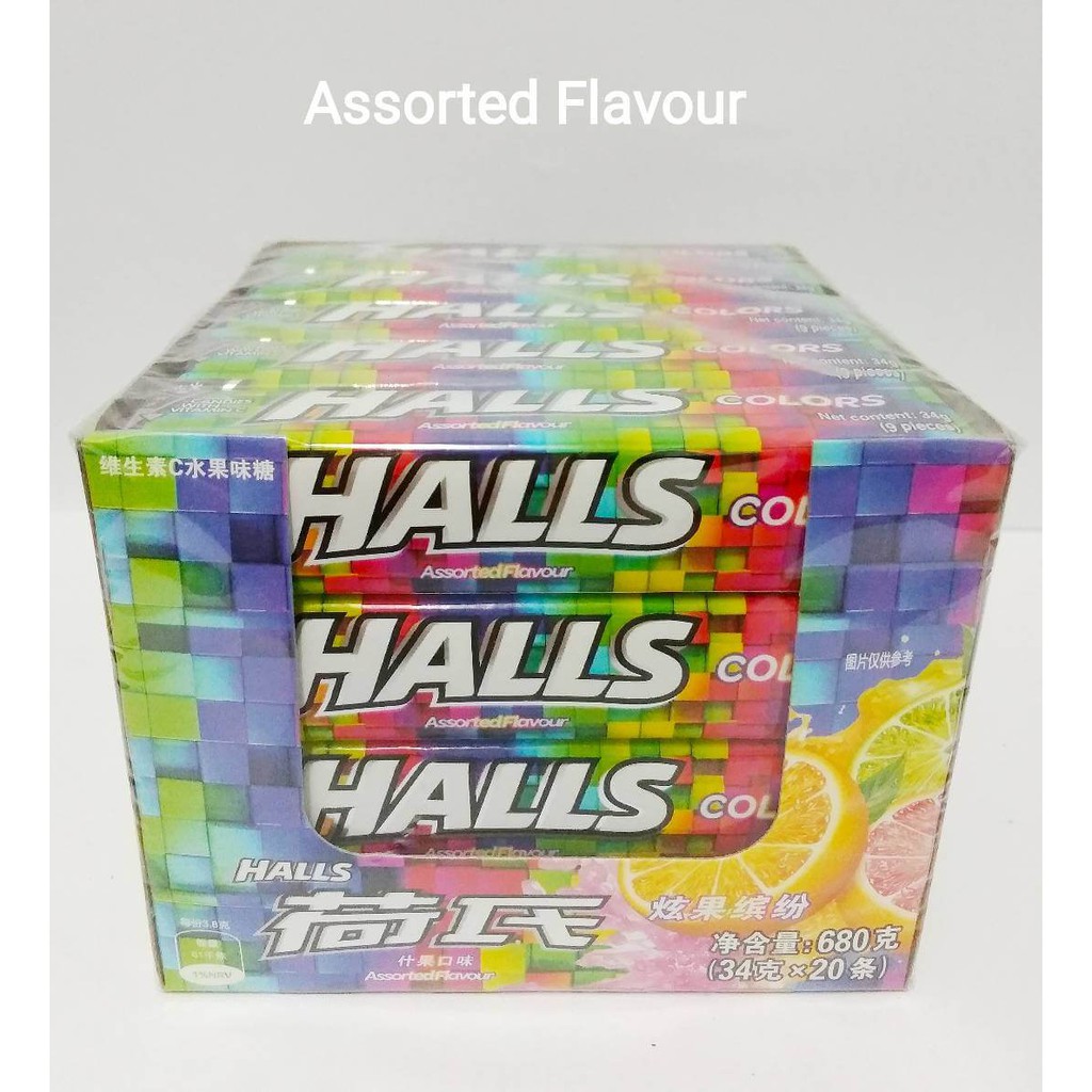 Halls Candy (20 x 34g) | Shopee Singapore