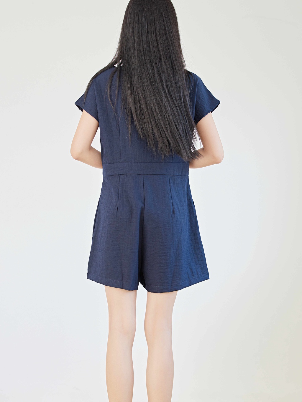 Eyouth 1745-1 Women jumpsuits romper suspenders loose fit cotton linen ladies overalls | Shopee ...