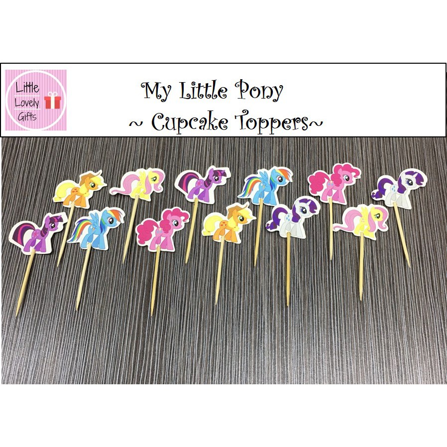 My Little Pony Cupcake Toppers | Shopee Singapore