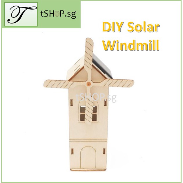 [SG STOCK] STEM Education Toy Solar Windmill for Kids STEM Science ...