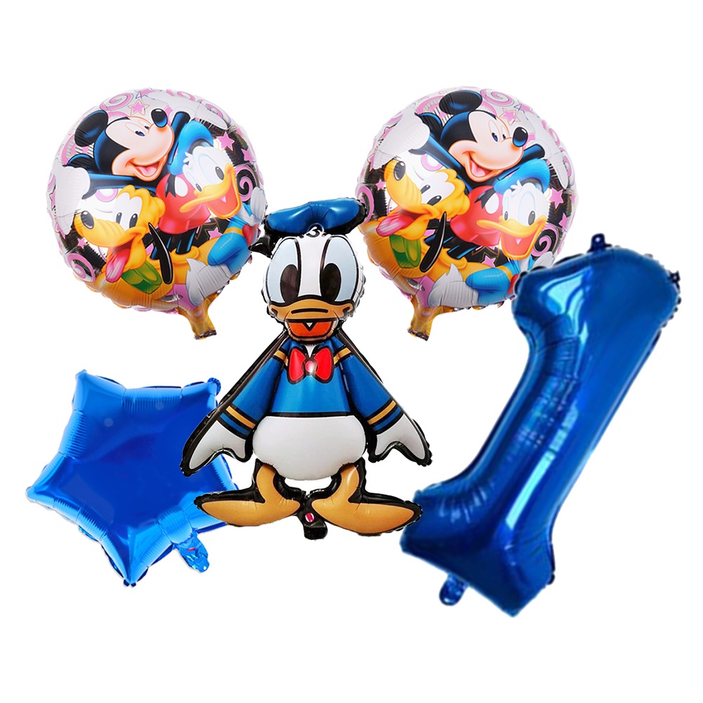 1set Donald Duck Balloons Baby Shower Birthday Party Decorations 32inch ...