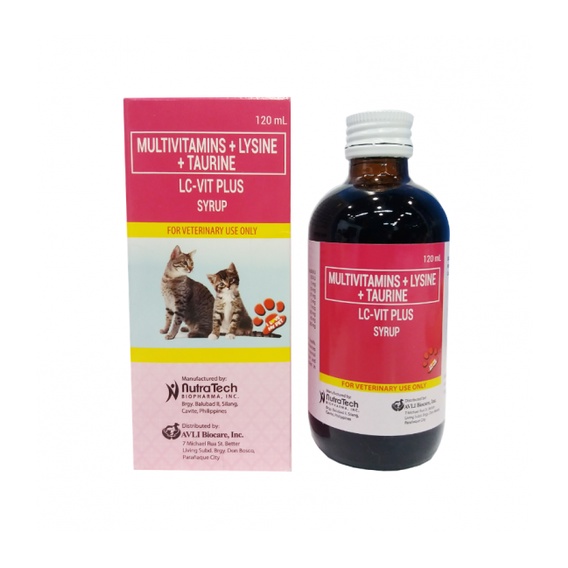 LC-VIT Multivitamins + Lysine Syrup (CAT & DOG) 120ML | Shopee Singapore