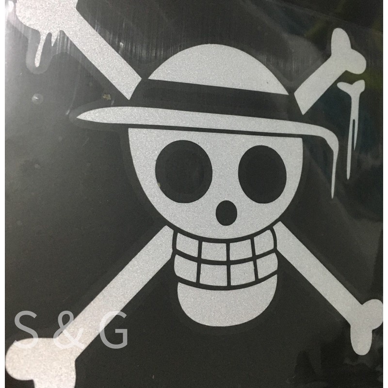 ONEPIECE STRAW HAT PIRATE VINYL DECAL Sticker | Shopee Singapore
