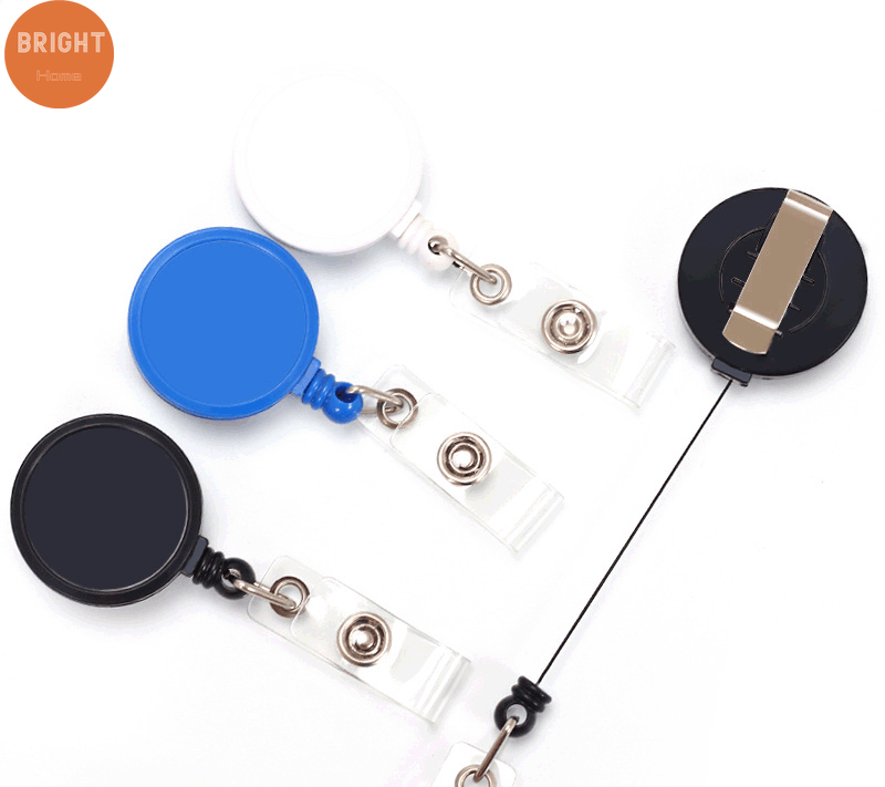 Bright Home Back Clip Anti-lost Easy Pull Button Telescopic Buckle Easy ...