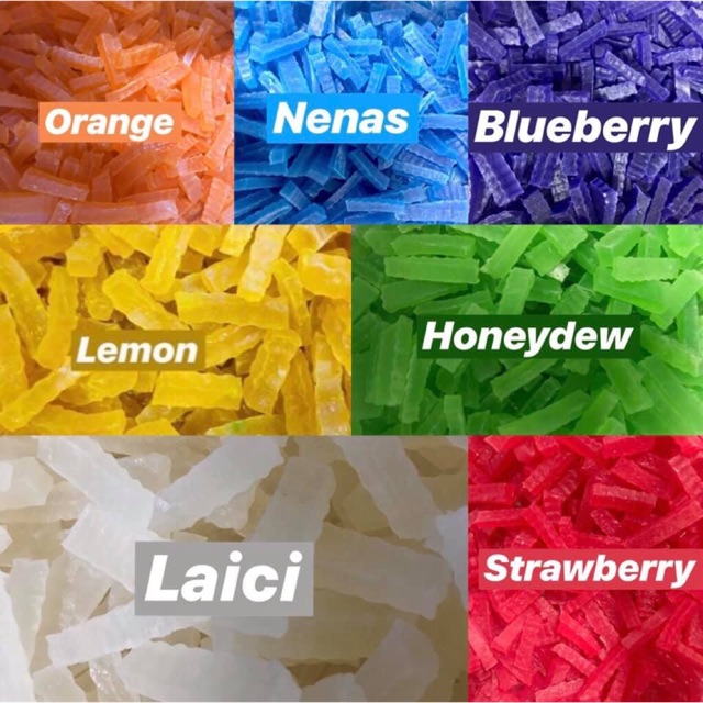 Agar-dried With Fruit Flavor/dried jelly/crystal jelly/kudap-Kuh RAYA ...