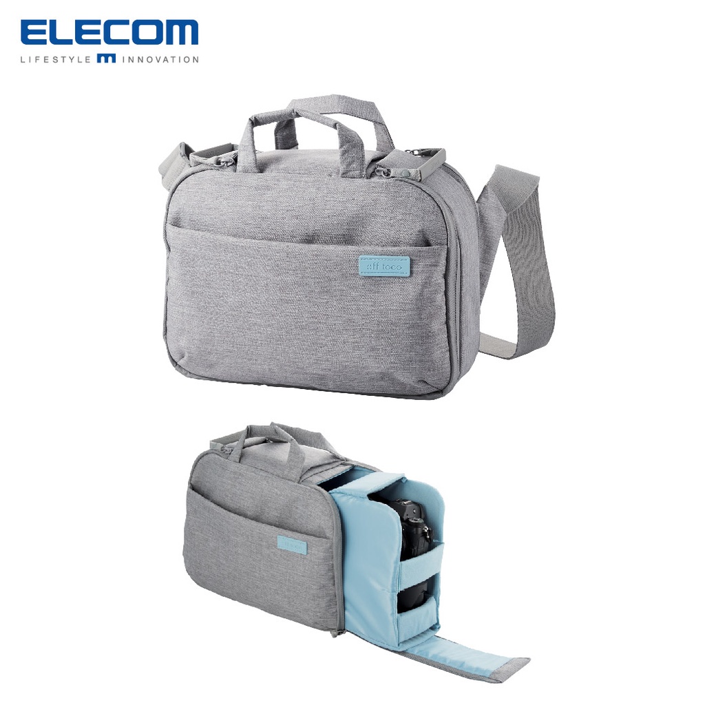 ELECOM OFF TOCO Camera Bag / DSLR Camera Bag/ Camera Messenger Bag/ 11inch Tablet/ iPad/ Sony ...