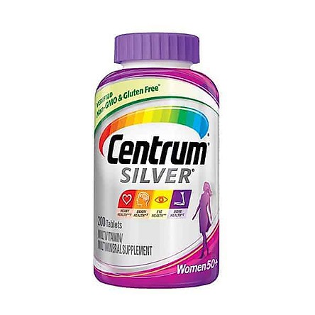 Centrum Synthetic Vitamin Oral Tablets For Women Over 50 Years Old ...