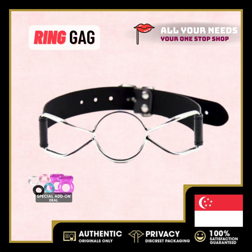 BDSM Ring Gag Mouth Gag Slave Training Oral Sex Kink Bondage | Shopee Singapore