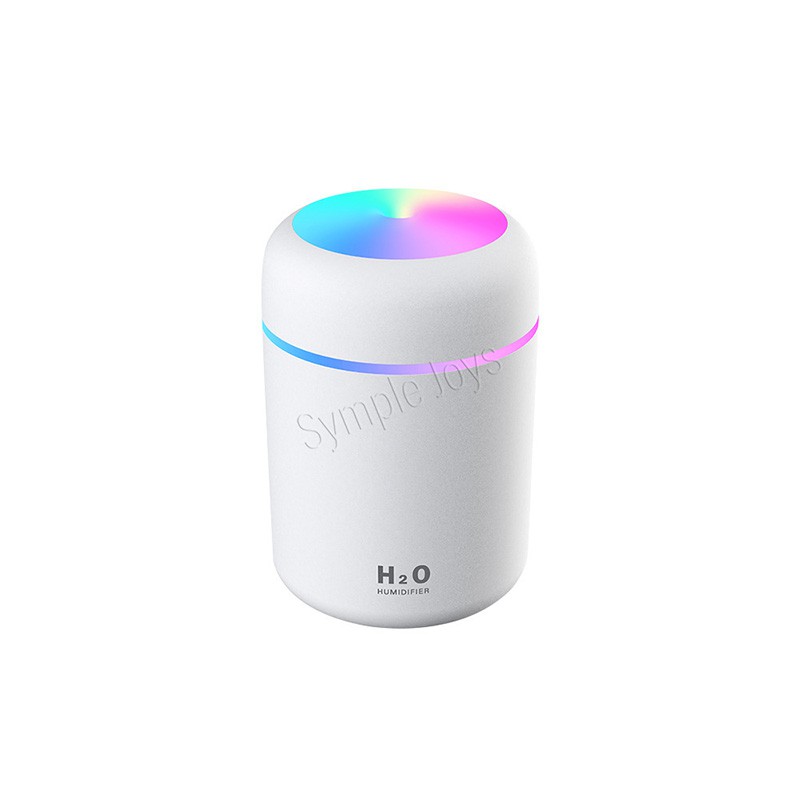 300ml Portable Mini Air Humidifier USB Diffuser Purifier With LED Night ...