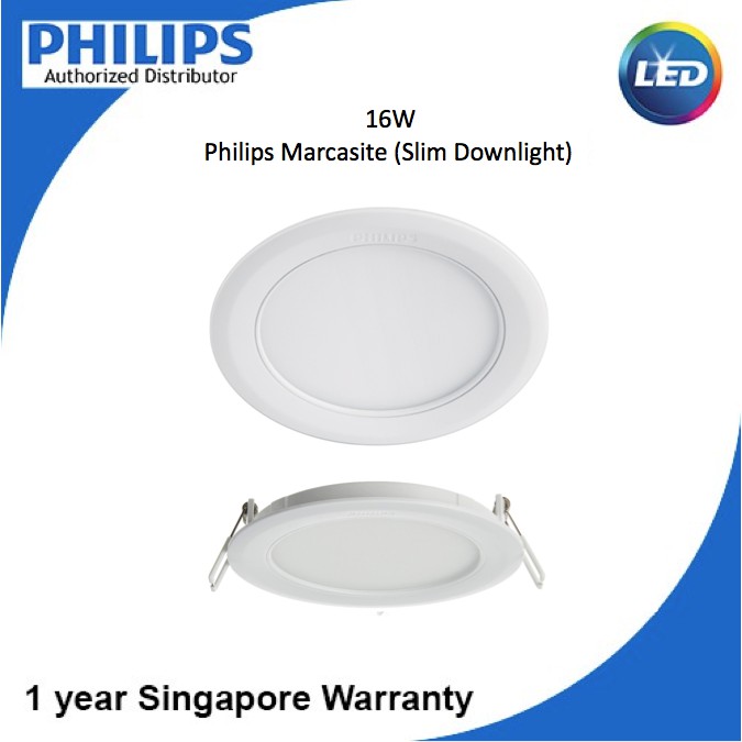 Philips LED Downlight 16W Marcasite 59531 Round Downlight (Authorised ...