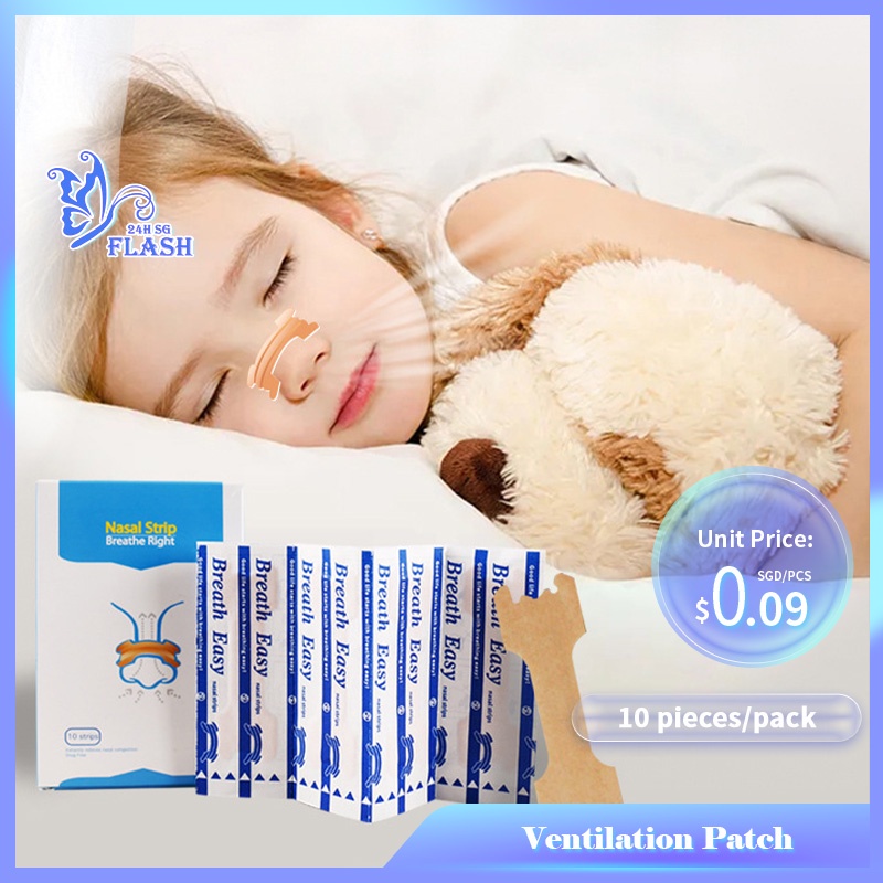 ⚡SG HOT SALE⚡10pcs Breathe Easy Patch Blocked Nose Release Breathning ...
