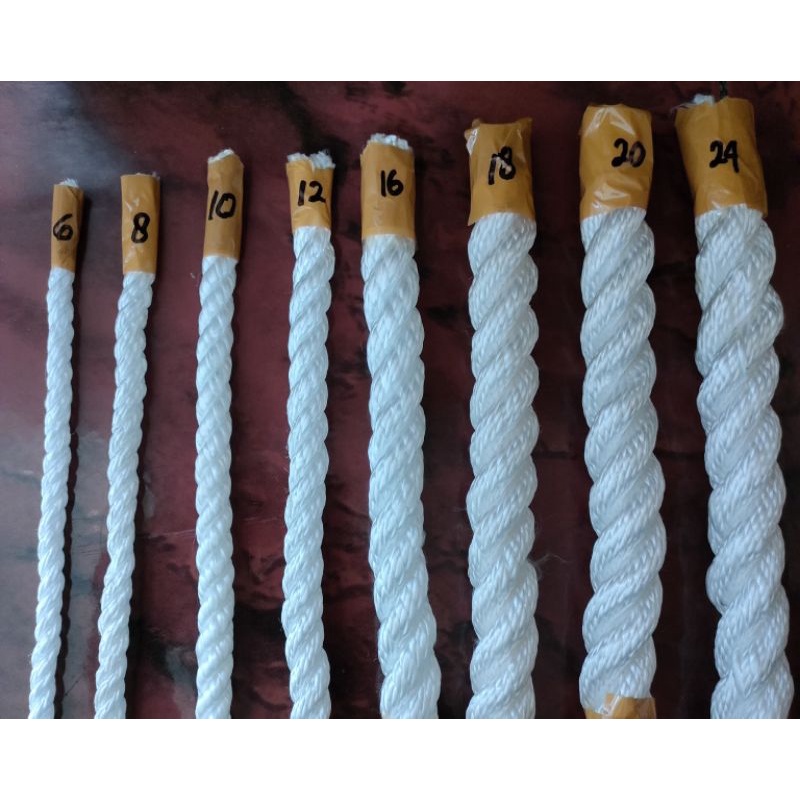 16mm nylon rope/Plain white nylon rope retail | Shopee Singapore