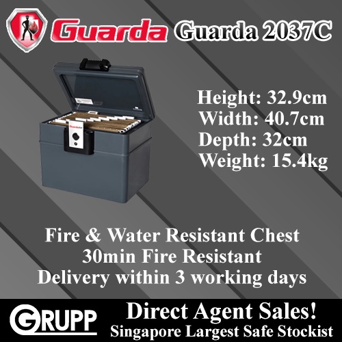 Guarda 2037C Fire and Water Resistant Safe (Underwriters Laboratory USA ...