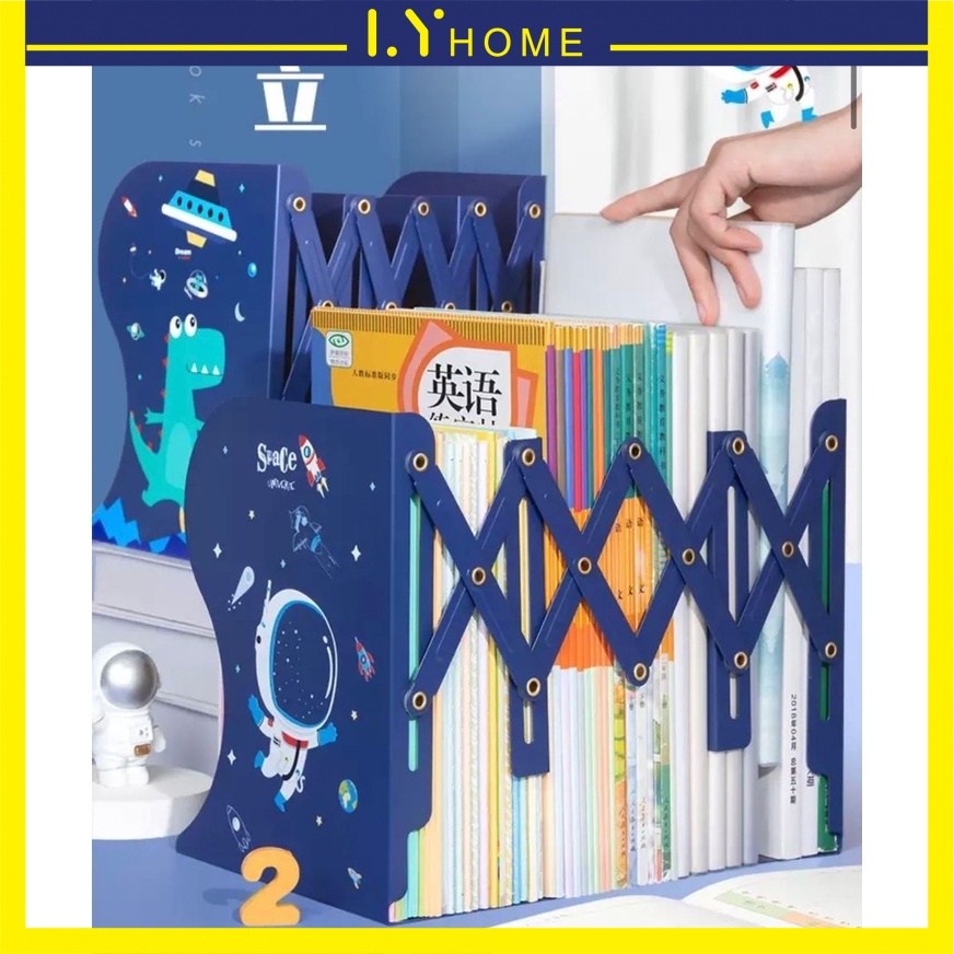 Expandable Book Stand Adjustable Bookshelf Book Rack | Shopee Singapore