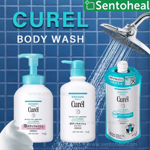 Kao Curel Body Wash/ Instant Foaming Bottle/ Refill | Shopee Singapore