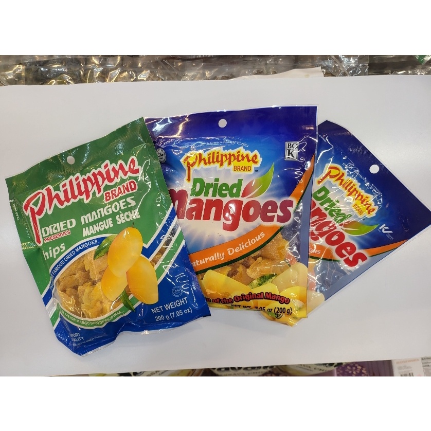 Philippine Brand Dried Mango Chips 100g & 200g | Shopee Singapore